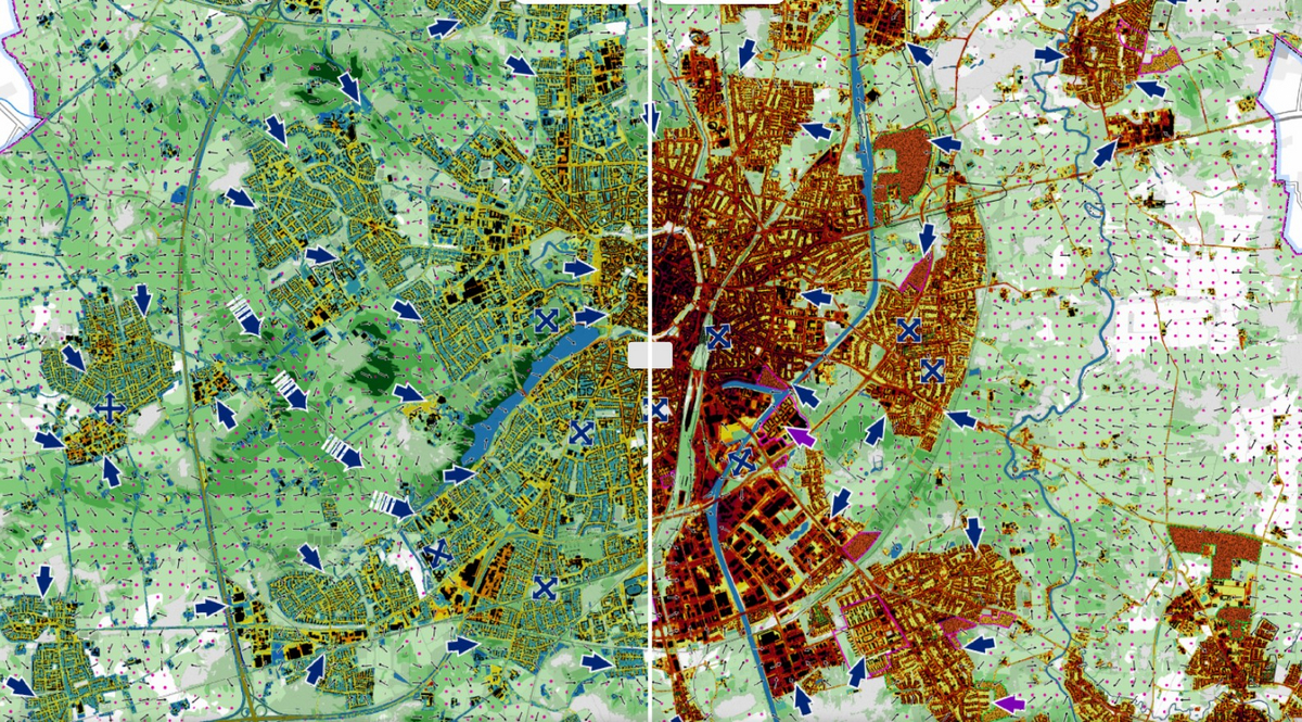 Interaktive Karten zeigen Hitzebelastung | Stadt Münster
