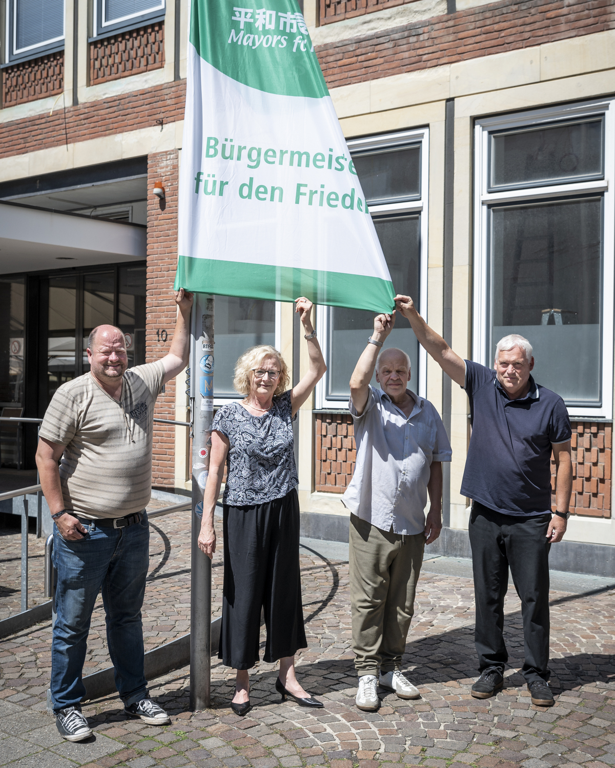 Mayors for Peace: Münster hisst Flagge für den Frieden | Stadt Münster